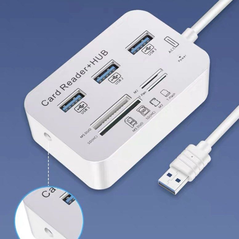 USB 3.0 Card Reader and Hub, Computers & Tech, Parts & Accessories ...