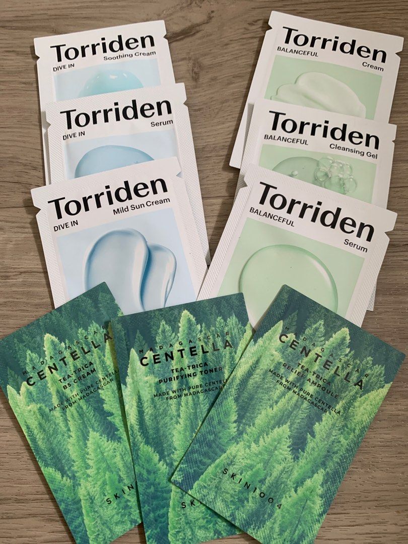 Skin care, shampoo, hair mask samples, Beauty & Personal Care, Face ...