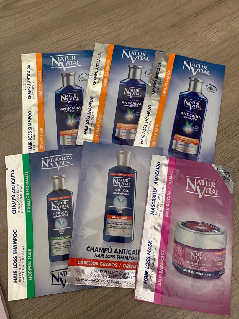 Skin care, shampoo, hair mask samples, Beauty & Personal Care, Face ...