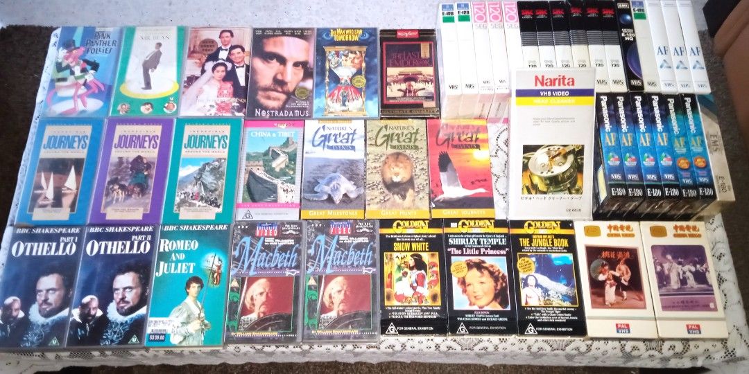 VHS 47 piece bundle, Hobbies & Toys, Memorabilia & Collectibles ...