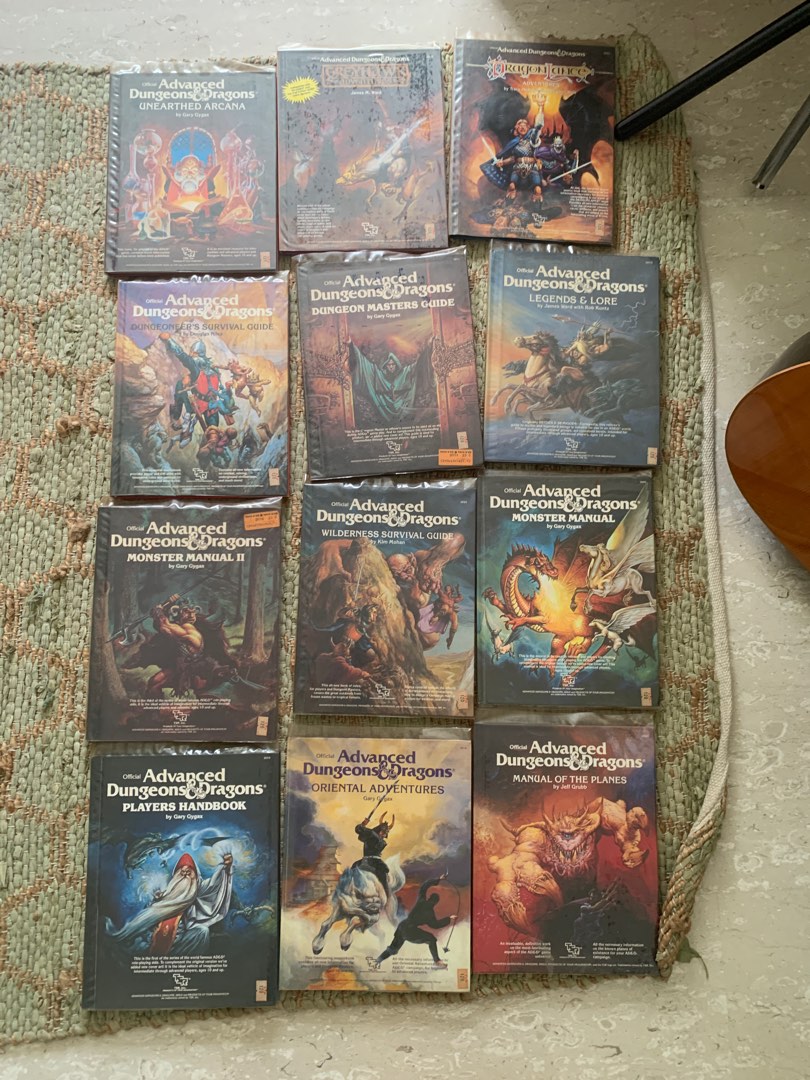 Vintage Advanced Dungeons & Dragons Books and Manuals - 1st/2nd Edition ...