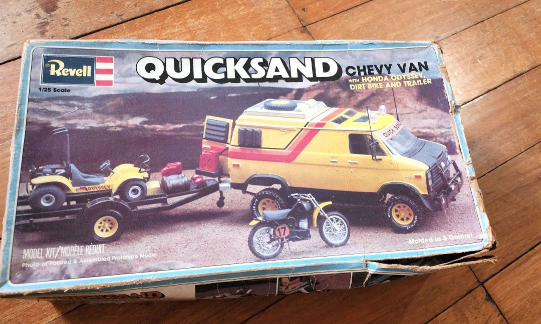 Cool Antique Model Kit "1980" Quick Sand, Hobbies & Toys, Toys & Games ...