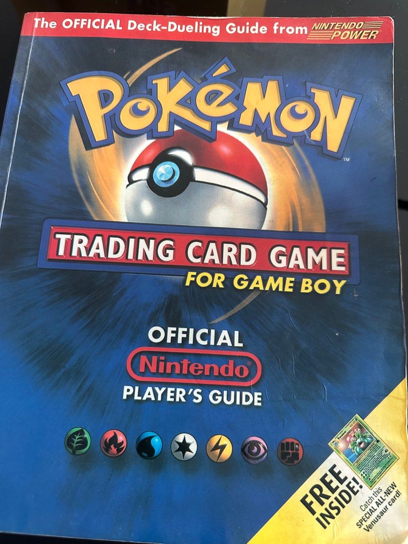 Vintage Pokemon Trading Card Game for Gameboy - Offical player’s guide ...