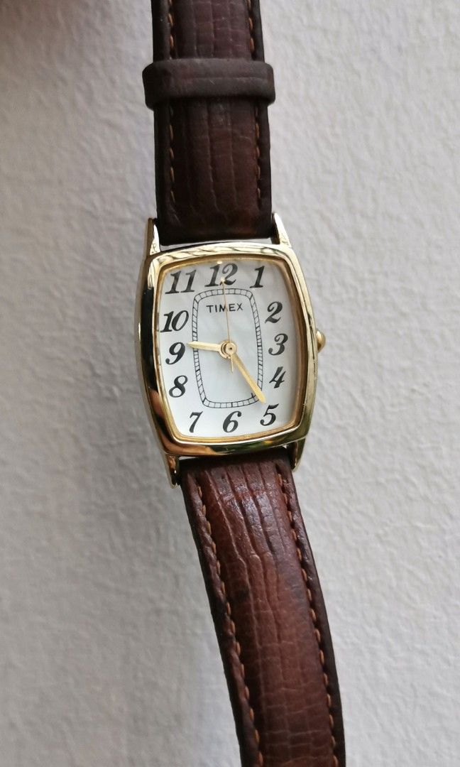 Vintage Timex Tank Watch, Luxury, Watches on Carousell