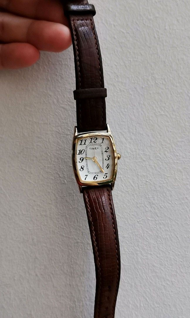 Vintage Timex Tank Watch, Luxury, Watches on Carousell
