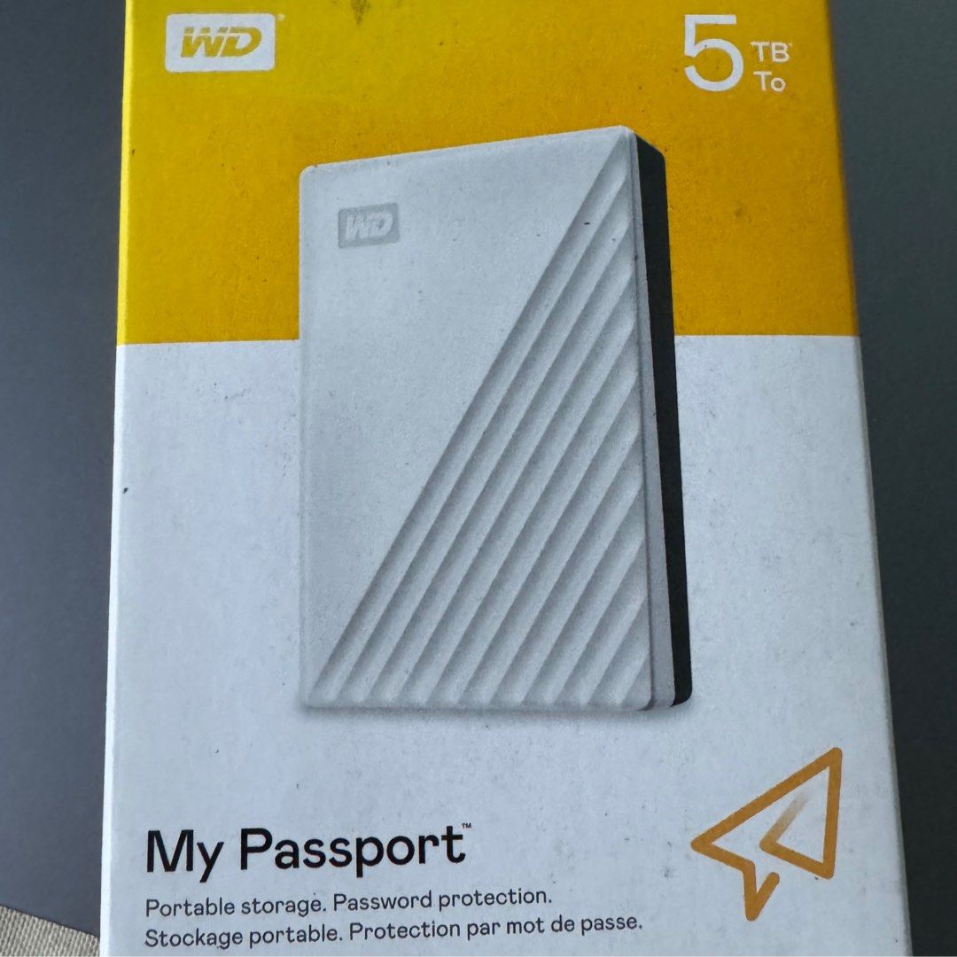 Wd My Passport 5tb Portable Hard Drive Computers And Tech Parts And Accessories Hard Disks