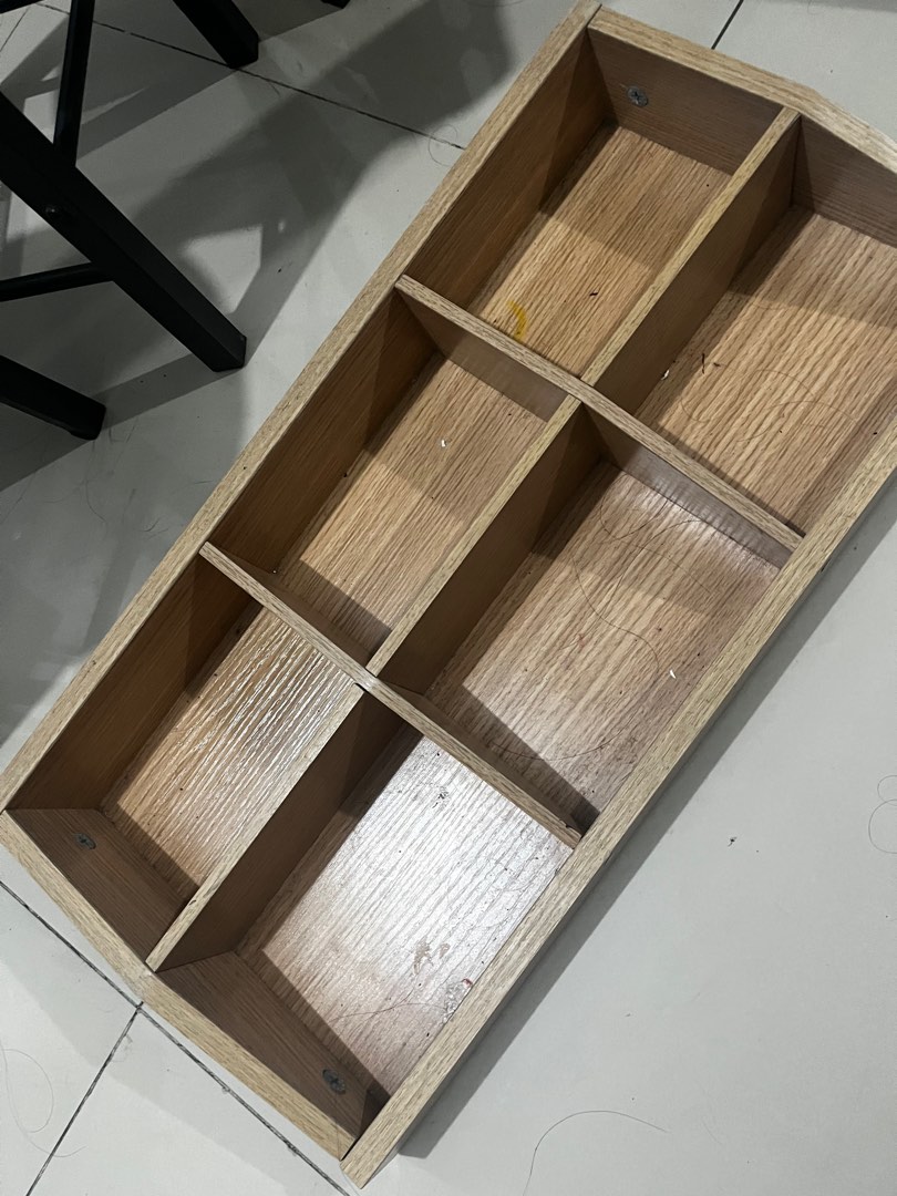 wooden organizer rack, Furniture & Home Living, Furniture, Shelves ...