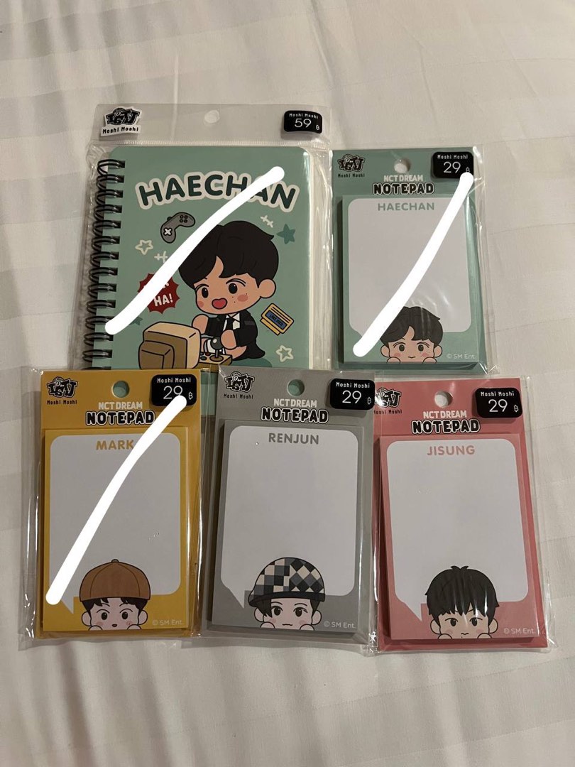 [wts] Moshi Moshi x NCT dream ISTJ MD ring notebook, memo pad mark ...