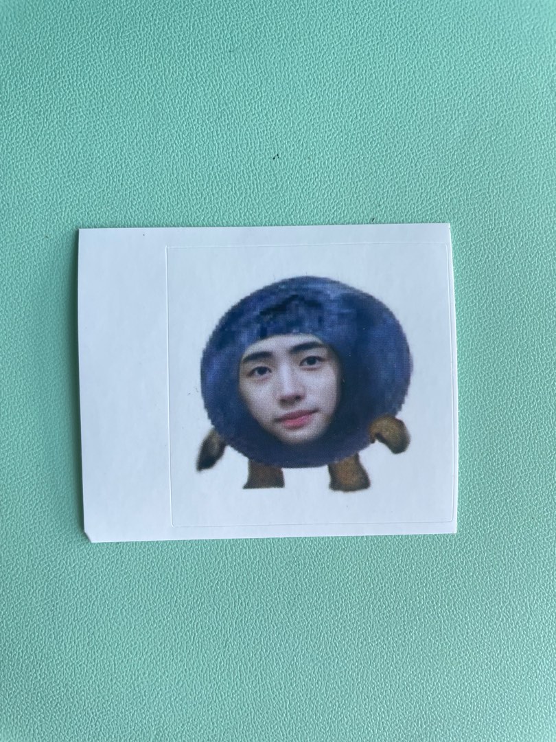 wts/lfb enhypen sunghoon blueberry mailing sticker, Hobbies & Toys ...