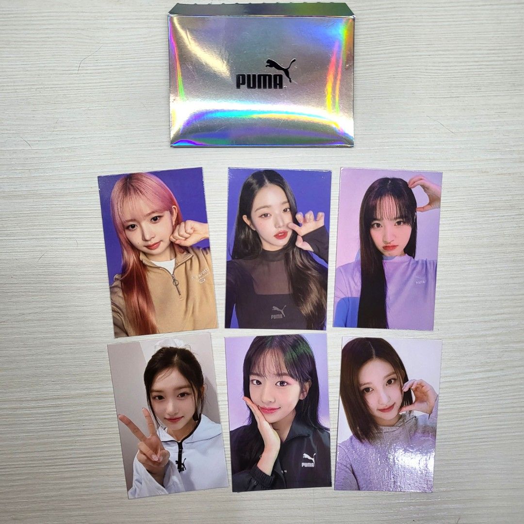 (WTS/LFB) Ive OT6 Puma Photocards Whole Set, Hobbies & Toys ...