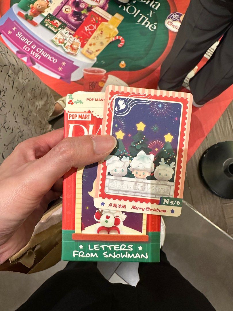 [WTT/WTS] Popmart Dimoo Letters From Snowman, Hobbies & Toys, Toys ...