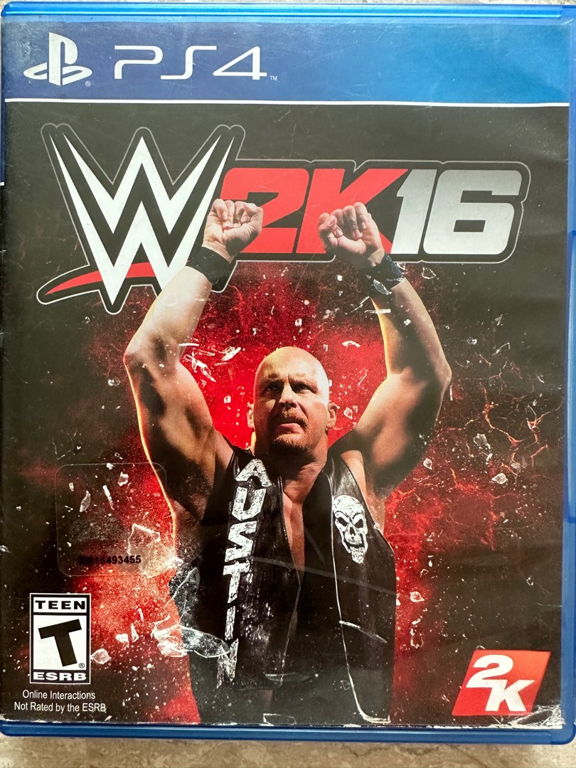 WWE W2K16, Video Gaming, Video Games, PlayStation on Carousell