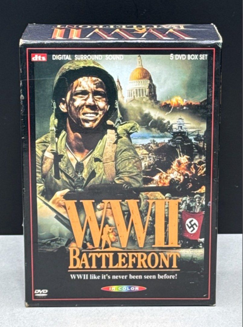 WWII BATTLEFRONT 5 DVD BOX SET IN COLOR, Hobbies & Toys, Music & Media ...