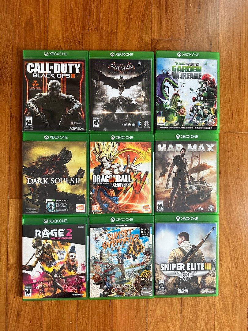 Xbox One Call of Duty Black Ops 3 / Batman Arkham Knight / Plants vs ...
