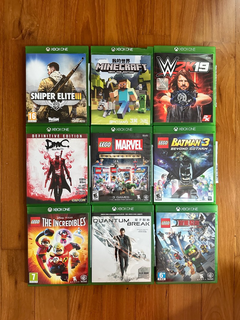 Xbox One Sniper Elite 3 / Minecraft / W2K19 / Dmc Devil May Cry / Lego ...