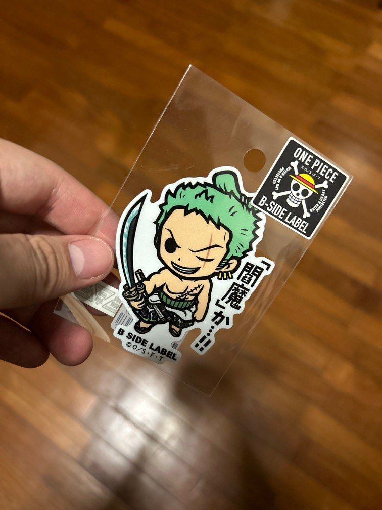 Zoro One Piece Wano Arc B-Side Waterproof sticker, Hobbies & Toys ...