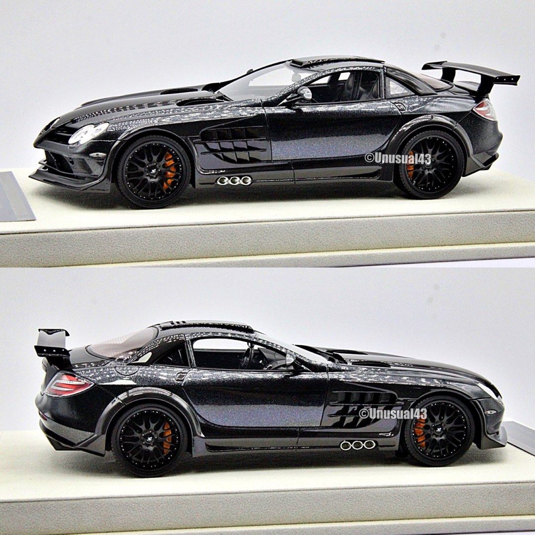 1/18 VMB Model Mercedes Mclaren SLR Hamann Volcano Metallic Black ...