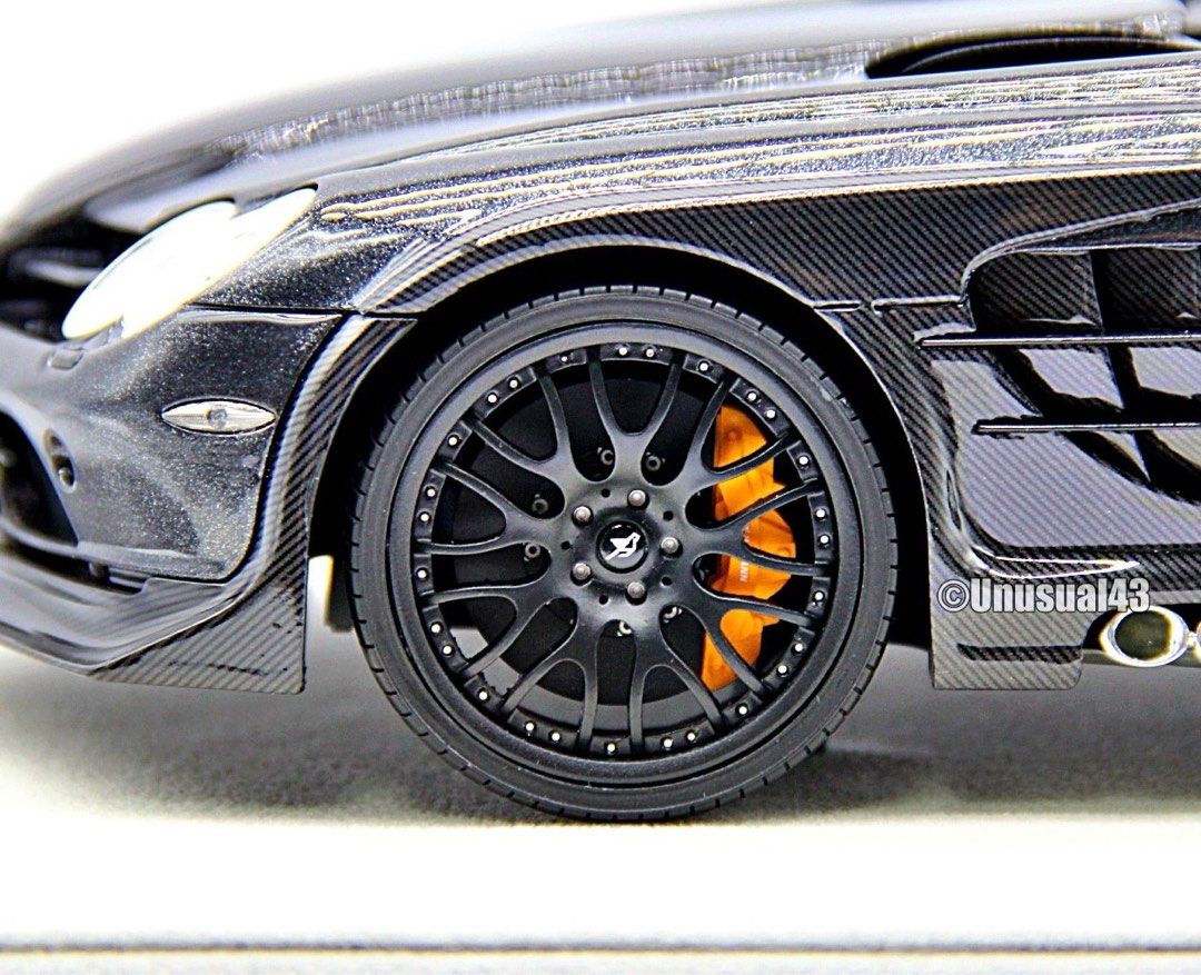 1/18 VMB Model Mercedes Mclaren SLR Hamann Volcano Metallic Black ...