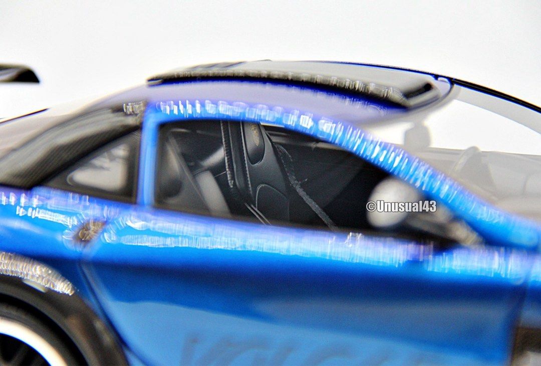 1/18 VMB Model Mercedes Mclaren SLR Hamann Volcano Blue, Hobbies & Toys ...