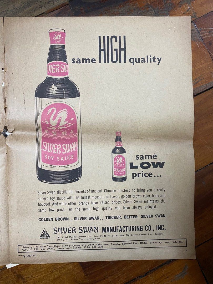 1964 Magazine Ad - the big one Pepsi-Cola commercial ad, Silver Swan ...