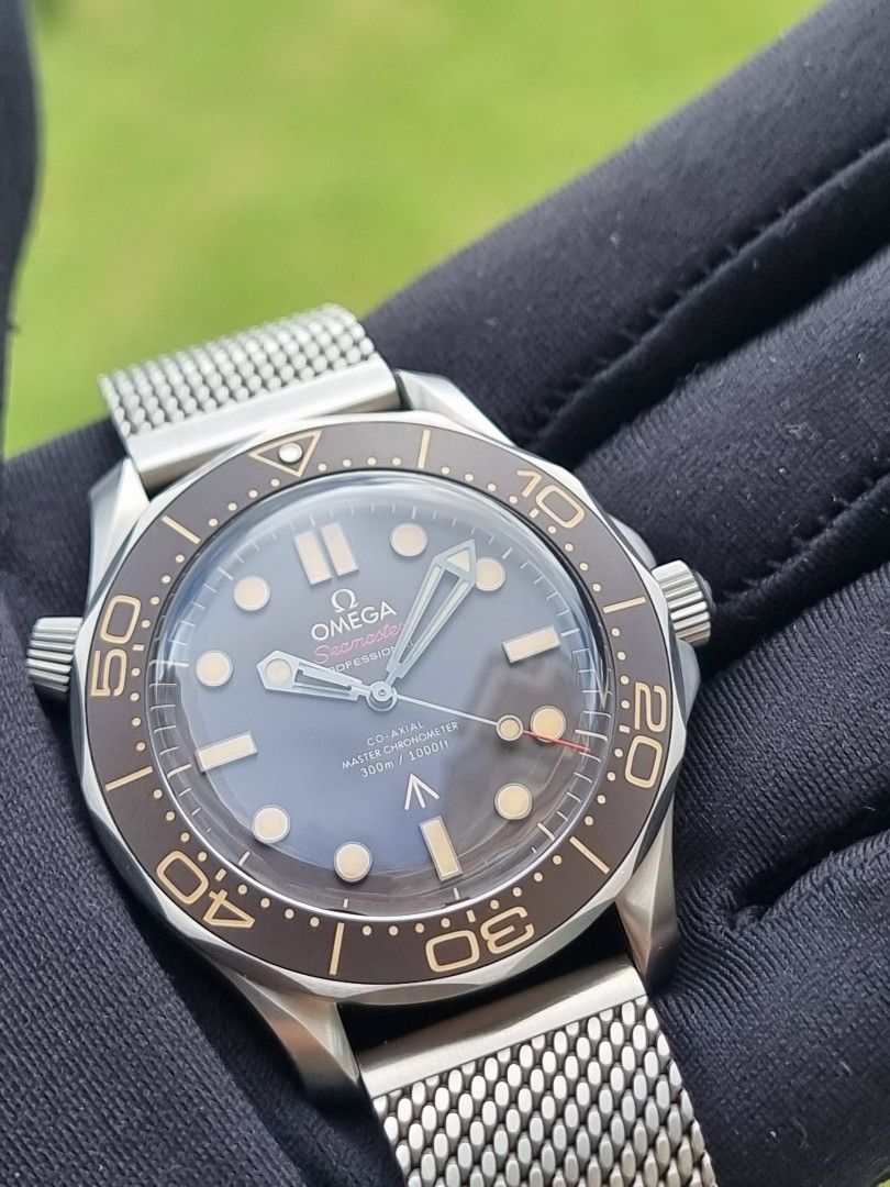 [2023] OMEGA NTTD NO TIME TO DIE SEAMASTER SEA MASTER 007 JAMES BOND CHRONOMETER ...