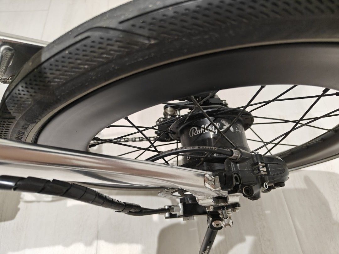 20 Inch Birdy Rohloff / Silver Polished (Rare), Sports Equipment ...