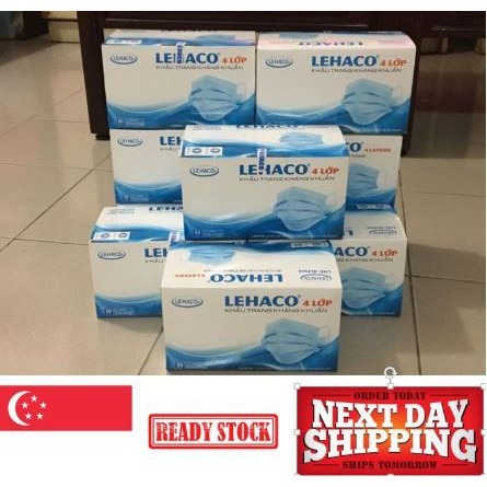 4/8 Boxes Offer MEDICAL GRADE 4PLY PREMIUM SURGICAL FACE MASK LEHACO ...