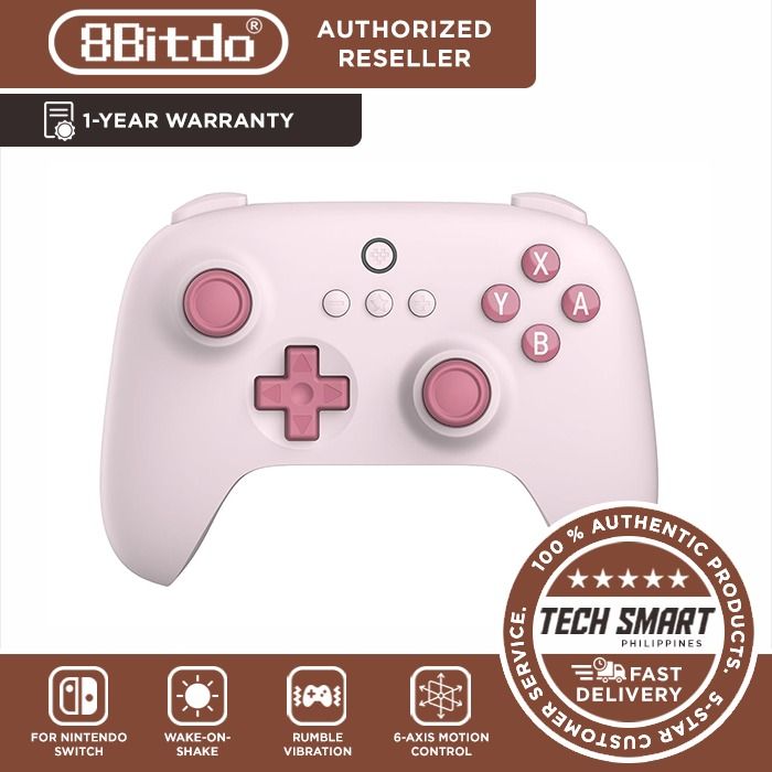 8Bitdo Ultimate C Bluetooth Controller for Switch with 6-axis Motion Control and Rumble ...