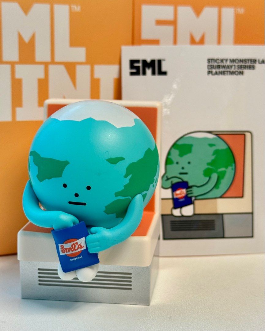 [ 包郵 ] SML 地鐵系列 地球 星球 模型 figure 玩具 | sticky monster Lab Pop mart 盲盒 公仔 ...