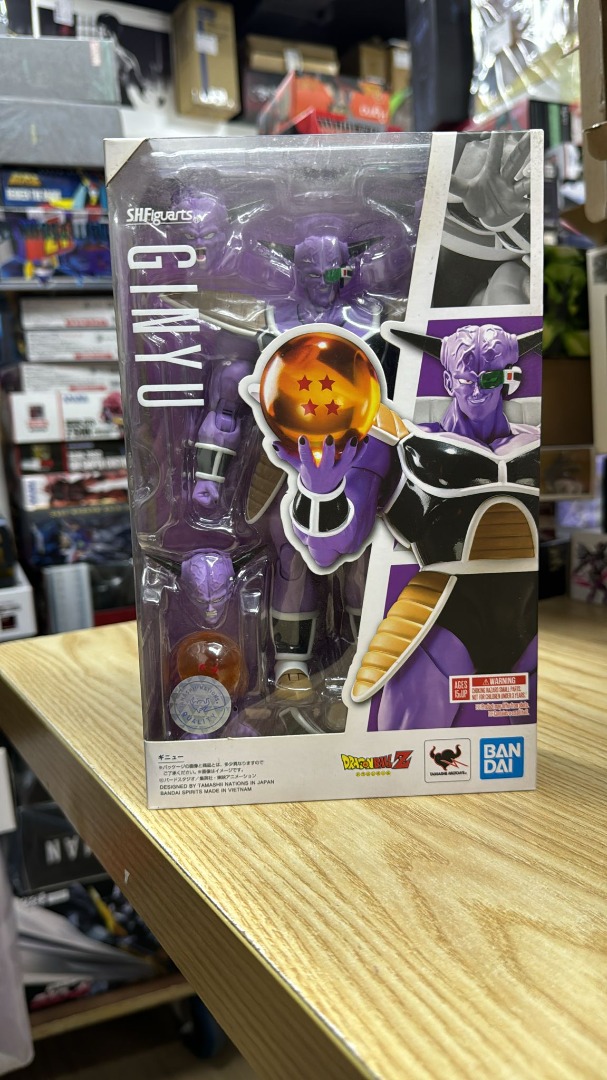 sold 全新 雙膠紙 Bandai S.H.Figuarts Shf Ginyu 傑紐 隊長 精英軍團 軍團特戰隊隊長 龍珠, 興趣及遊戲 ...