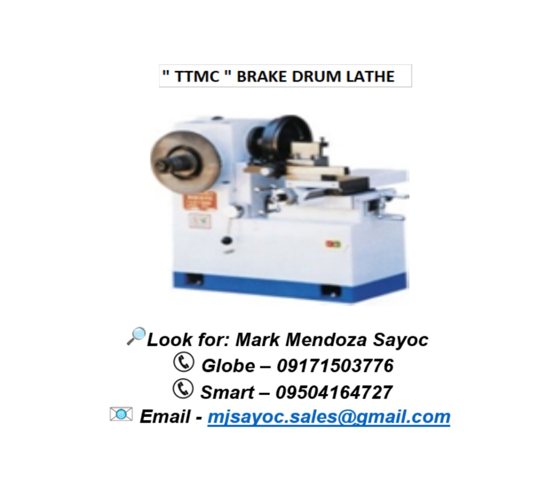 " TTMC " BRAKE DRUM LATHE, Commercial & Industrial, Construction Tools ...