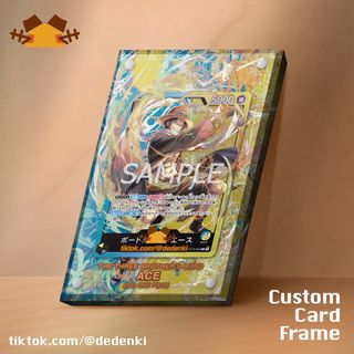 One Piece Leader Colored Background Custom Card Frame, Hobbies & Toys ...