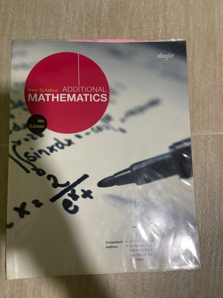 Additional Mathematics Textbook, Hobbies & Toys, Books & Magazines ...