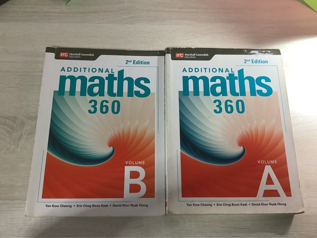 Additional Maths 360 Textbook A and B, Hobbies & Toys, Books ...