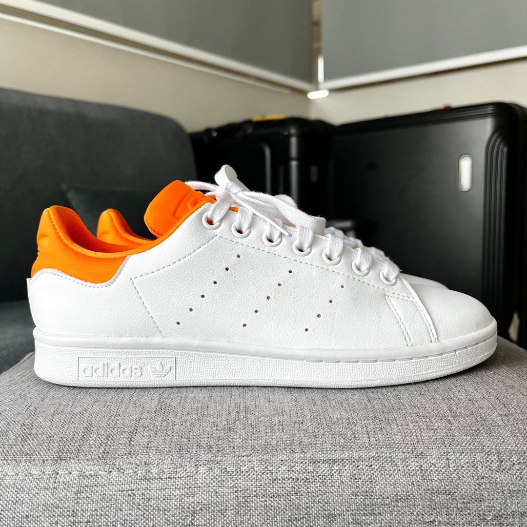 Adidas Stan Smith in Orange tab, Women's Fashion, Footwear, Sneakers on ...