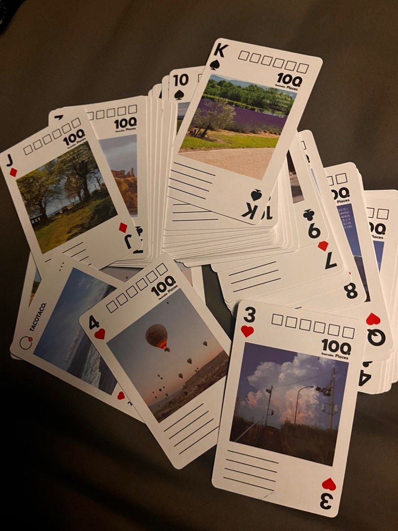 Aesthetic playing cards, Hobbies & Toys, Toys & Games on Carousell