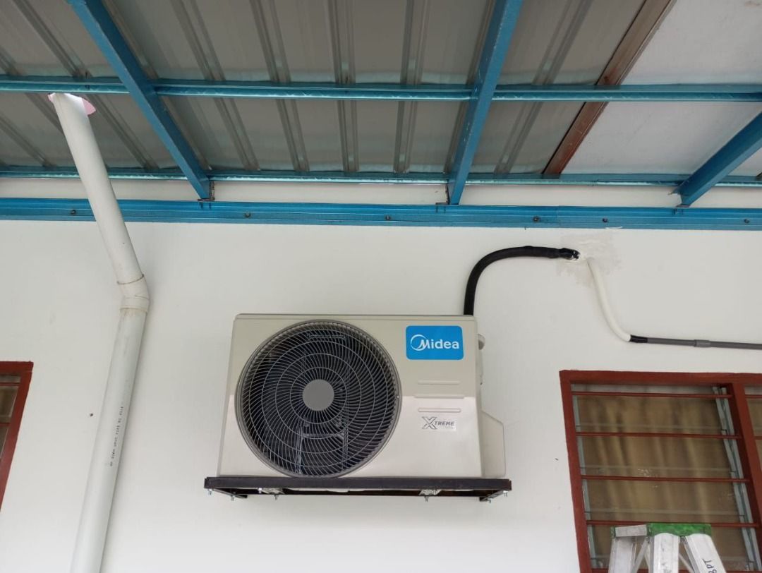 Aircond Murah Siap Pasang Midea 1hp INVERTER Harga Siap Pasang, TV ...