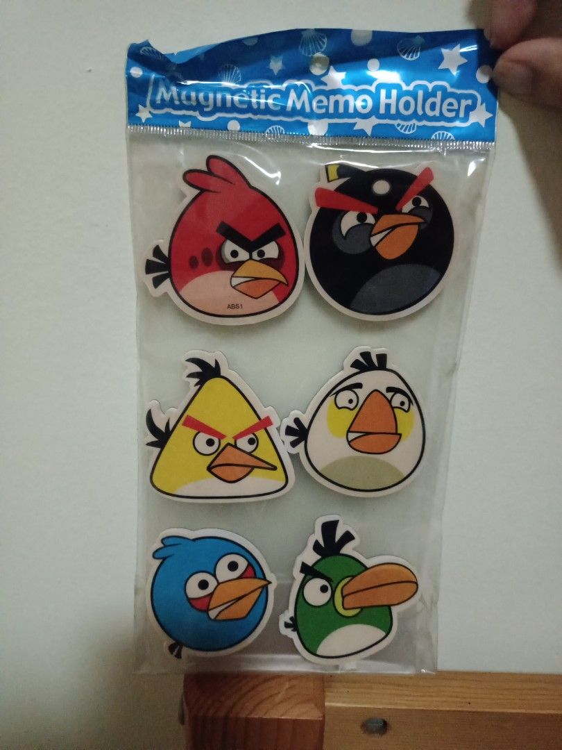 Angry Birds Magnetic Memo Holder, Hobbies & Toys, Stationery & Craft ...