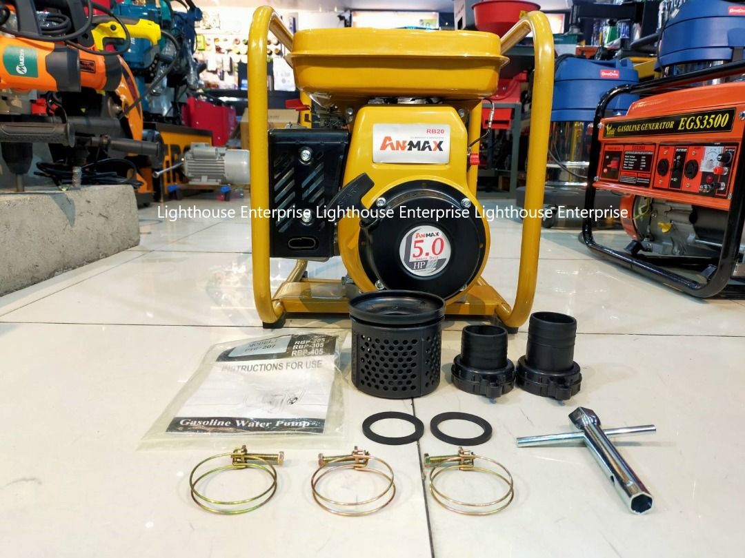 ANMAX Heavy Duty Gasoline Pump 2"x2" 5hp 3600Rpm (PTG-207), Commercial ...