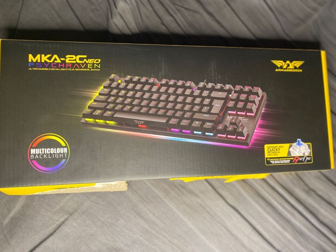 ARMAGEDDON MKA-2C NEO PSYCHRAVEN KEYBOARD, Computers & Tech, Parts ...