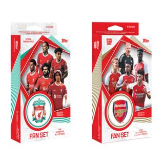Arsenal / Liverpool Topps Official Fan Set Season 2023/24 Liverpool FC ...