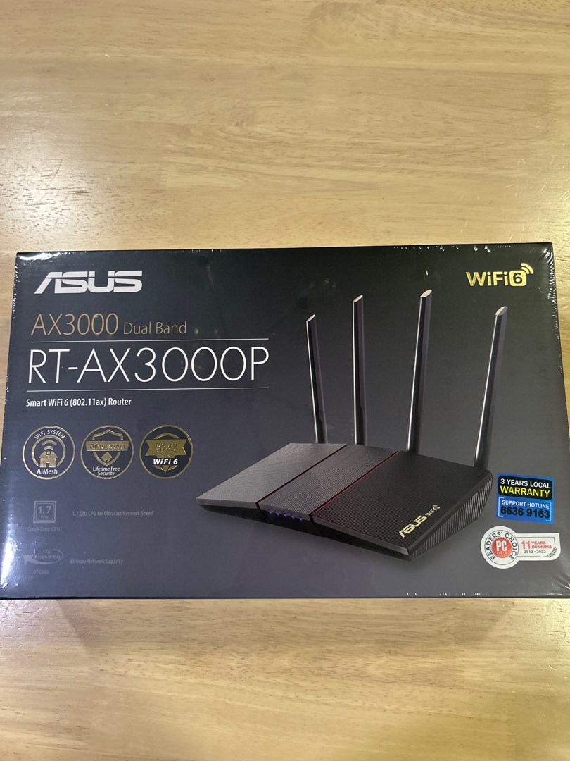 ASUS RT-AX3000P Router, Computers & Tech, Parts & Accessories ...