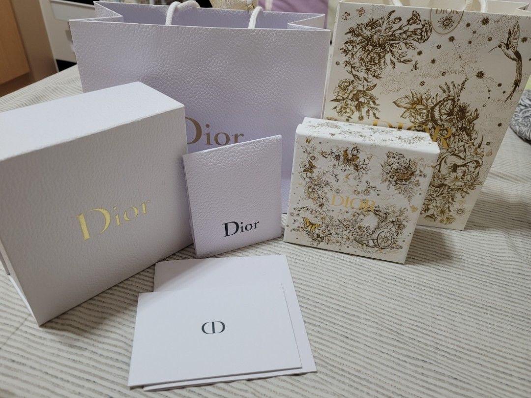 Authentic Dior boxes with paper bag, Women's Fashion, Jewelry ...