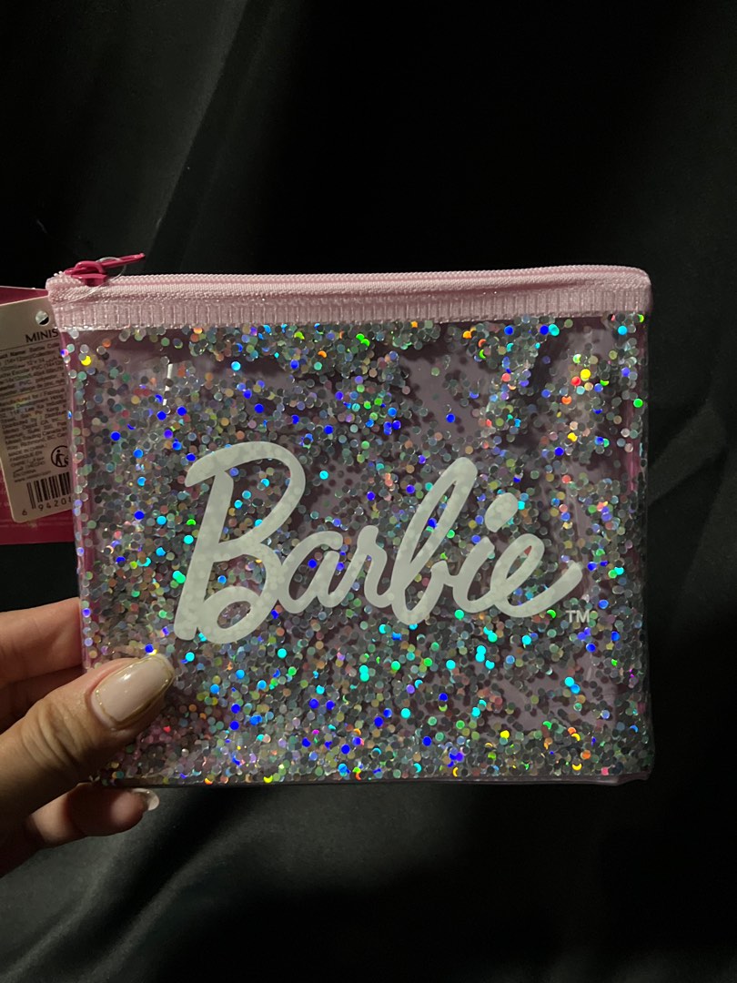 Authentic Miniso Barbie PVC Stationary Case, Women's Fashion, Bags ...