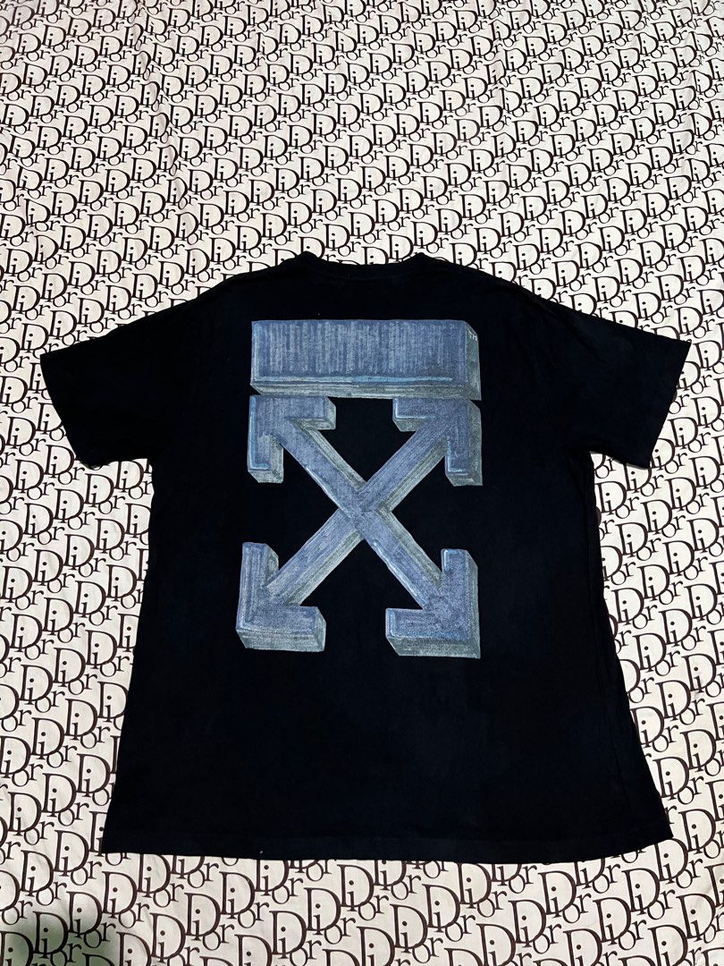 Authentic Off White Blue Marker Arrow, Luxury, Apparel on Carousell