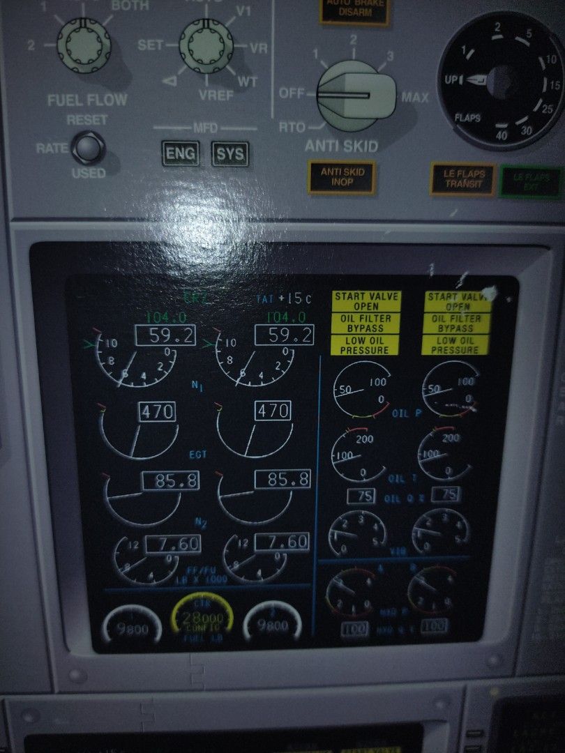 B737 cockpit instrument panel, Hobbies & Toys, Memorabilia ...