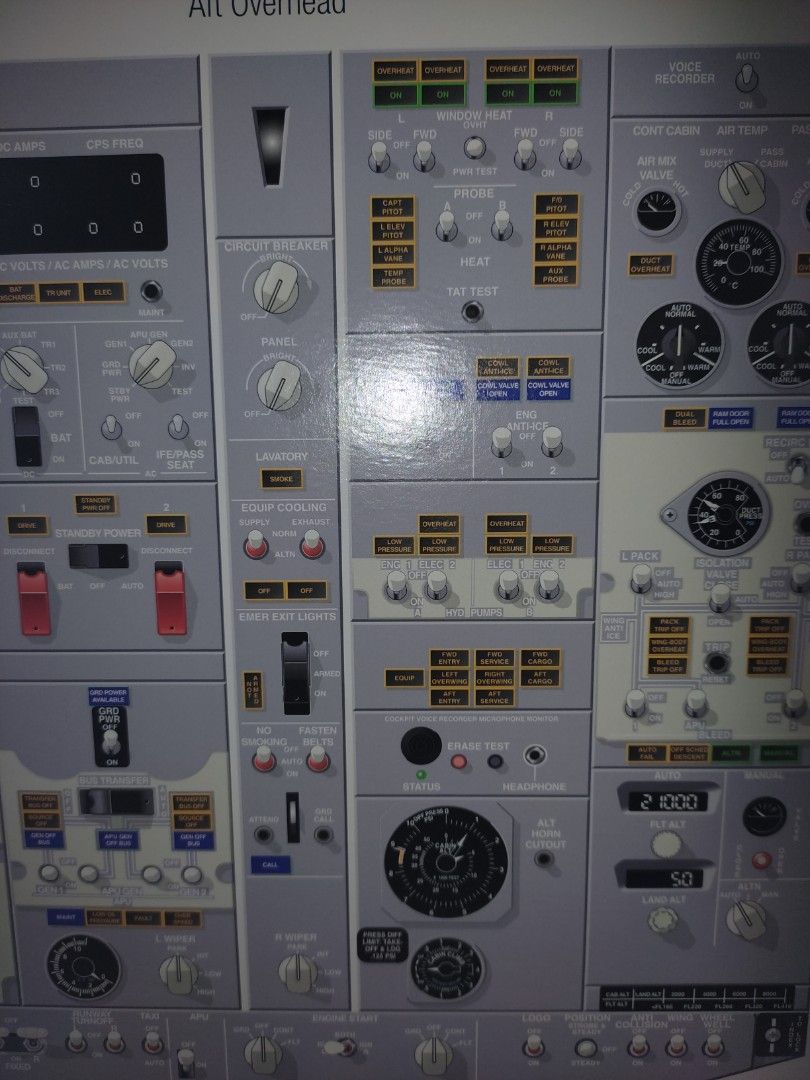 B737 cockpit instrument panel, Hobbies & Toys, Memorabilia ...