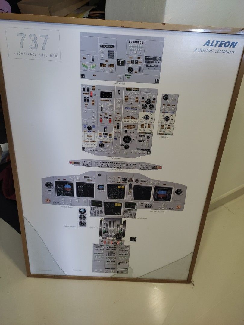 B737 cockpit instrument panel, Hobbies & Toys, Memorabilia ...