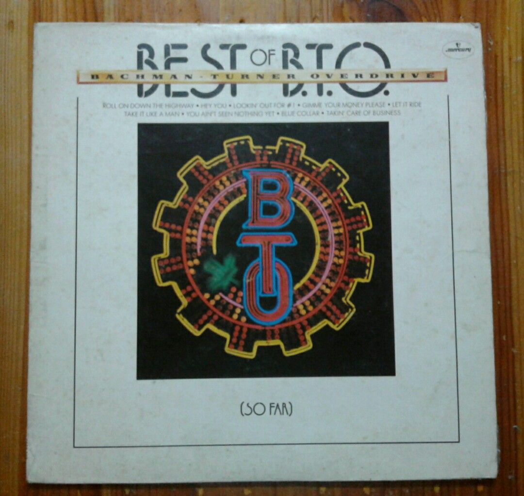 Bachman Turner Overdrive Best of BTO So Far lp (open), Hobbies & Toys ...