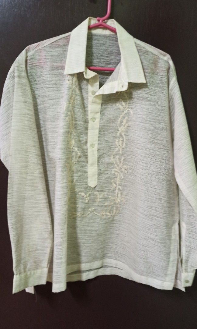 Barong Tagalog, Men's Fashion, Tops & Sets, Formal Shirts on Carousell